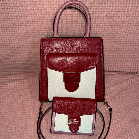 Coach | Bags | Mini Pepper Crossbody Coach Purse W Matching Wallet ...